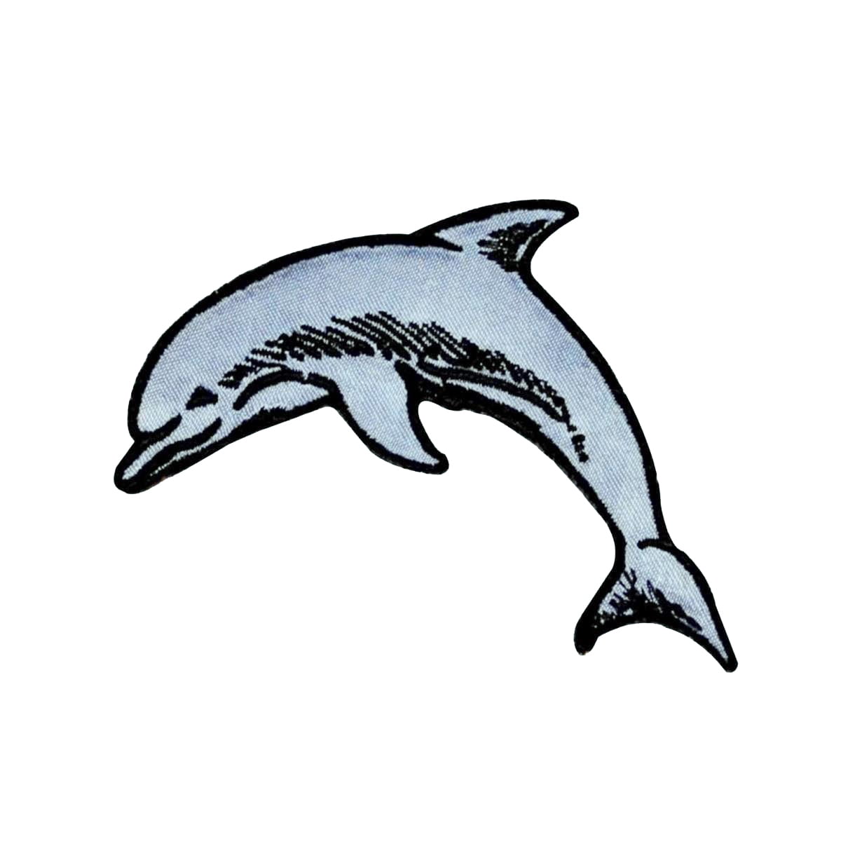 Bottlenose Dolphin Jumping Patch Ocean Beach Zoo Embroidered Iron On ...