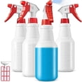 Bottles (4 Pack, 24 Oz) Refillable Empty Plastic Water Spraying Bottle ...