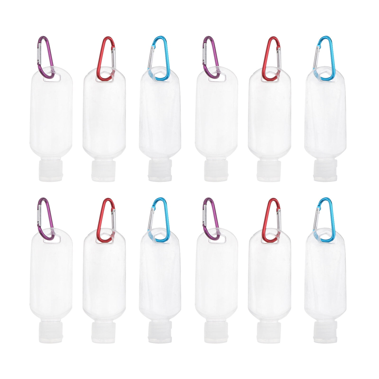 Bottles Travel Toiletry Keychain Squeeze Tube Bottle Mini Refillable ...