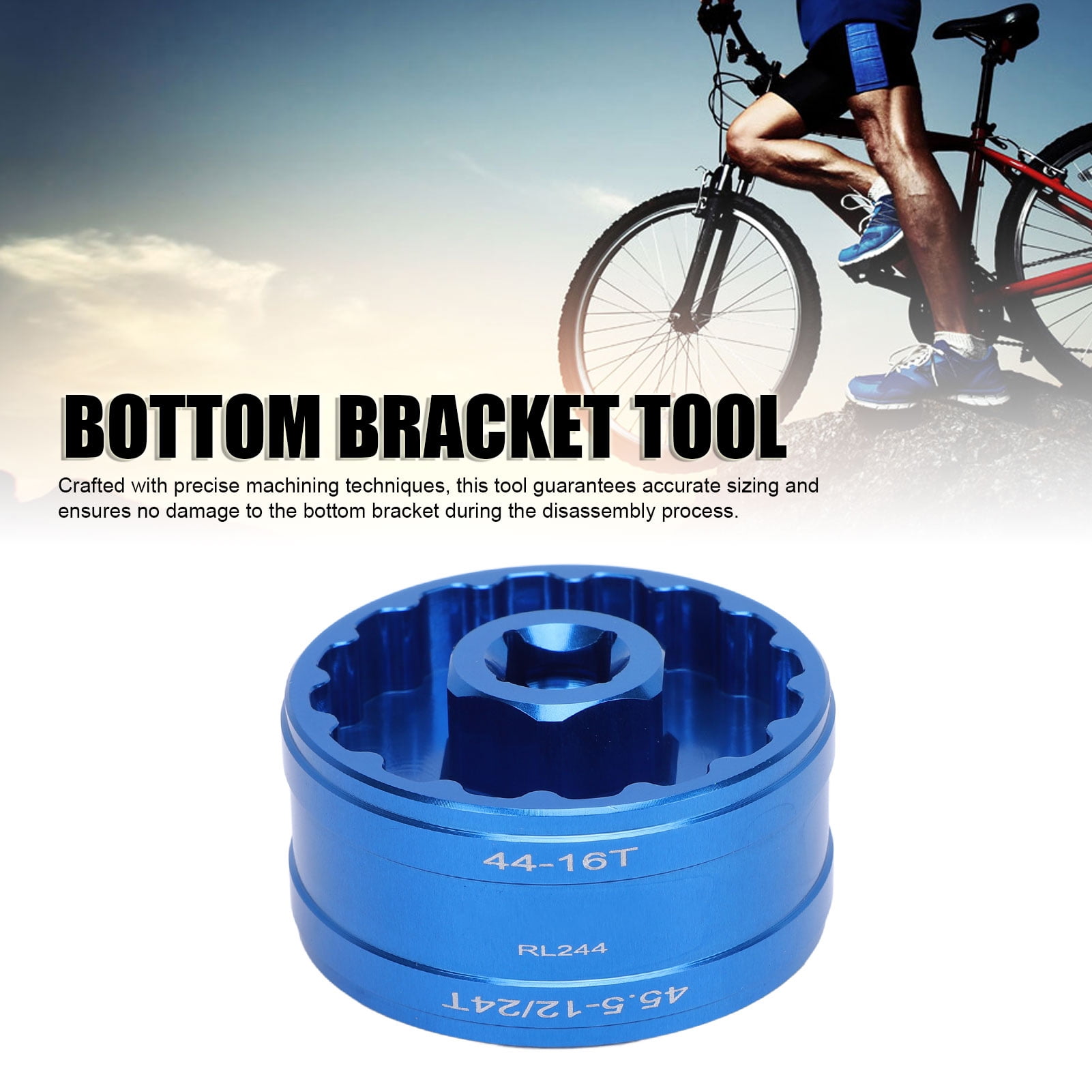 Bottom Bracket Remover, Dual Notch Design , Fits GXP, DUB, BB52 RS500 ...