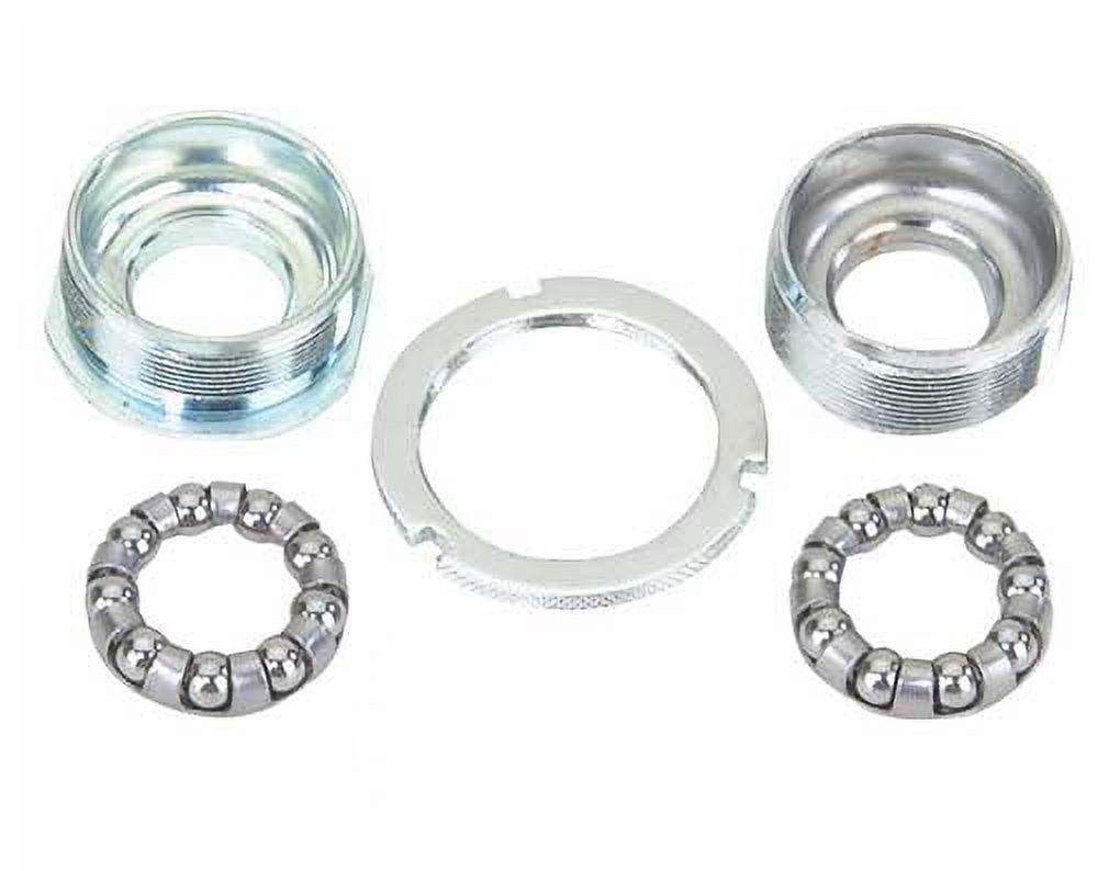 Bottom Bracket Set 3/Piece Crank 1.37x24t Chrome.bicycle bottom bracket ...