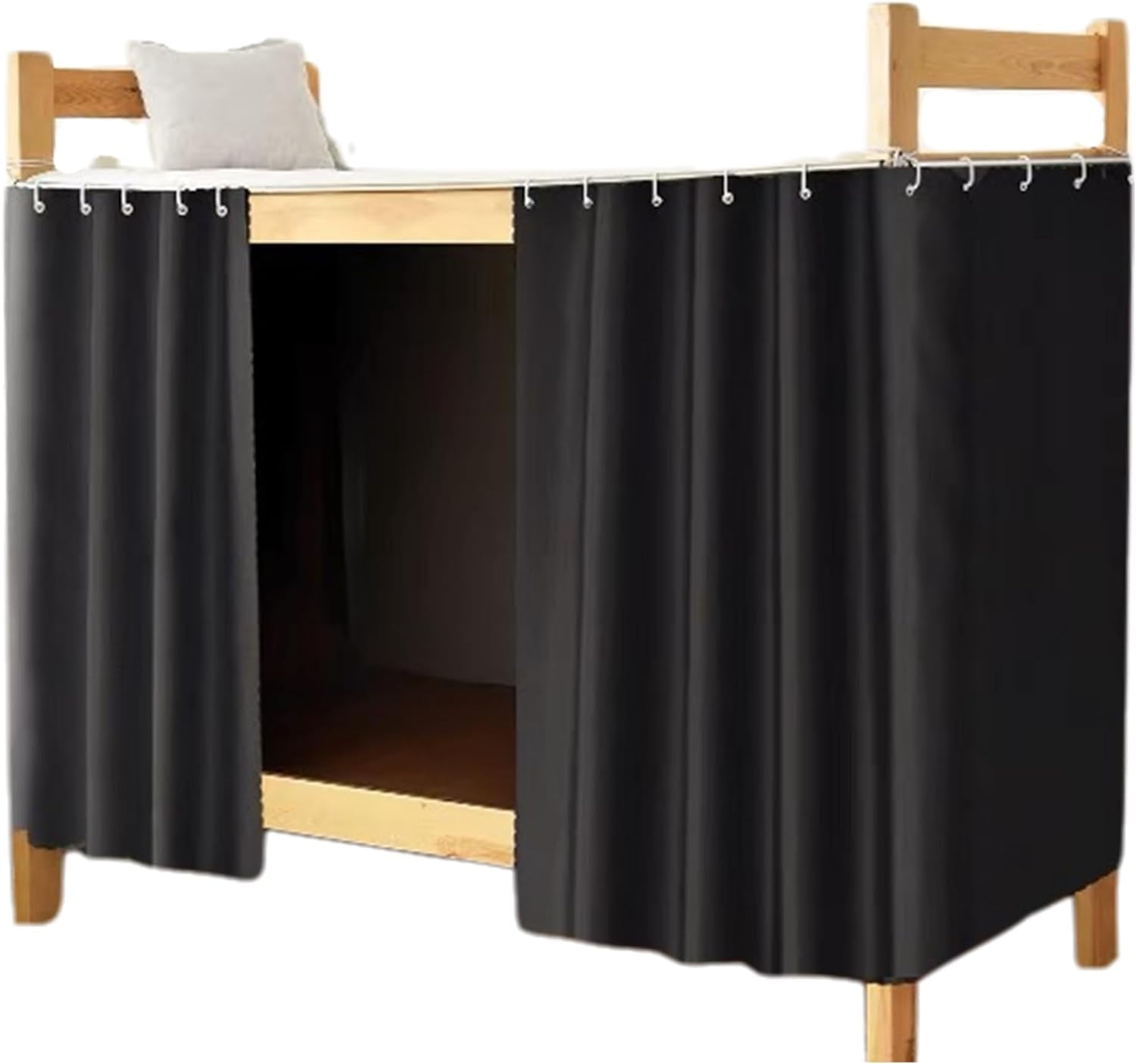 Bottom Bunk Bed Blackout Curtains: Solid Thicken Bottom Bunk Bed ...
