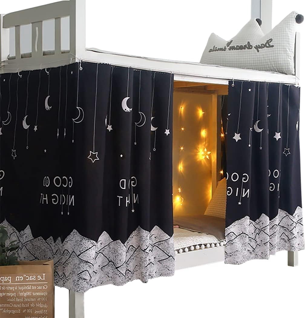 Bottom Bunk Bed Curtains Privacy Cloth Underbed Curtains for Low Loft ...