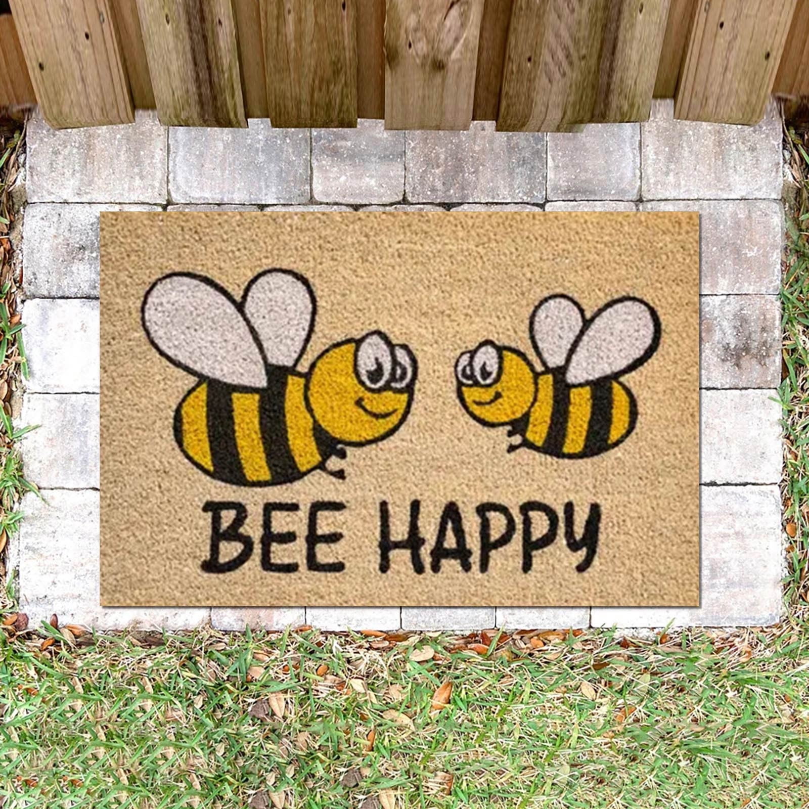 Bottom Carpet Indoor Slip Decoration Festival Door Mat Outdoor Bee Home ...