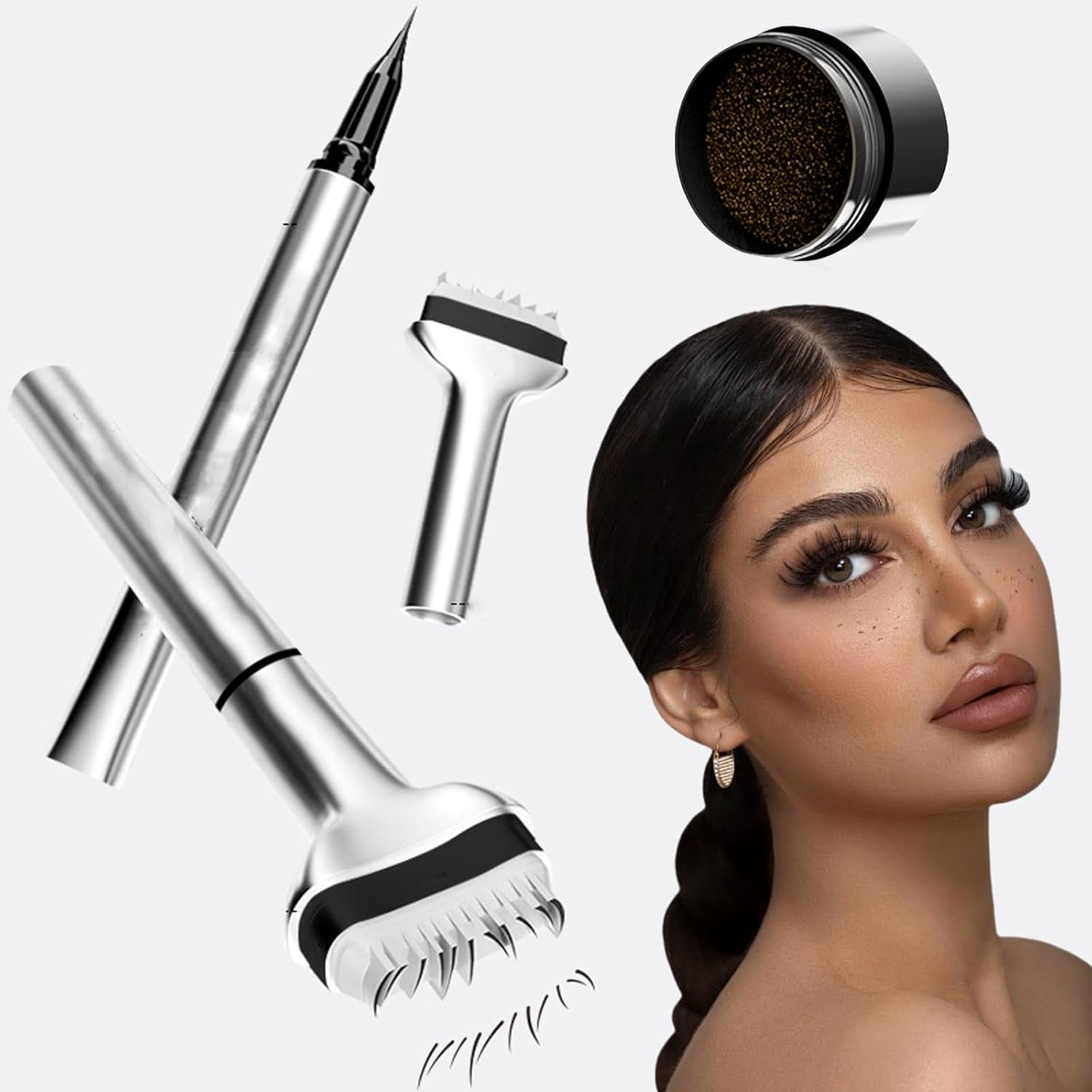 Bottom Eyelash Stamp Kit,2-in-1 Eyeliner & Lower Eyelash Stamp Set - 36 ...