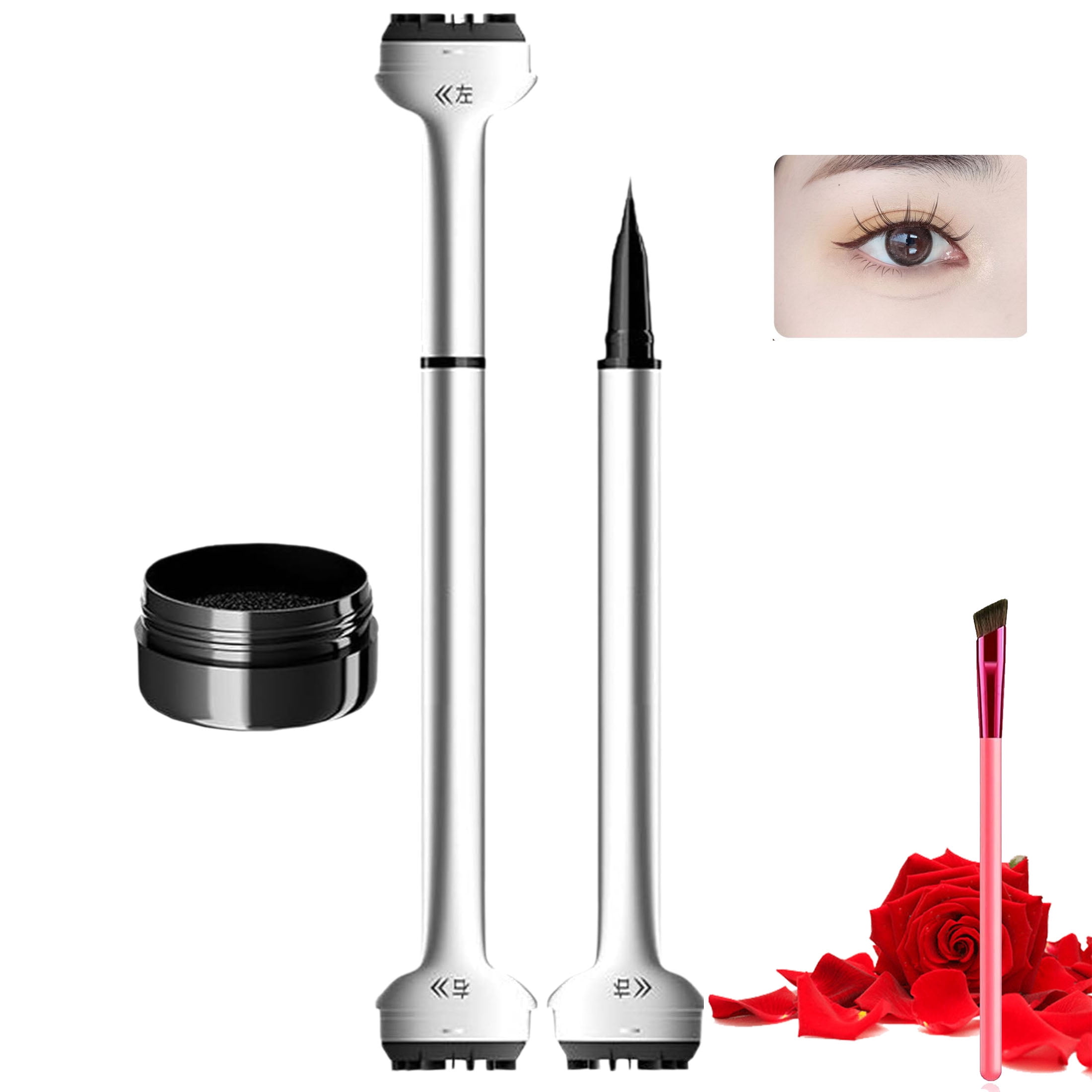 Bottom Eyelash Stamp Kit, Eyelash Stamper for Bottom Lashes, 2-in-1 ...