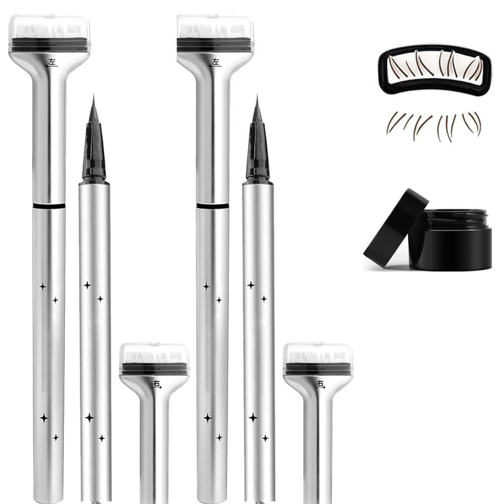 Bottom Eyelash Stamp Kit, Waterproof & Lasting Lower Lash Stamp Set, 2 ...