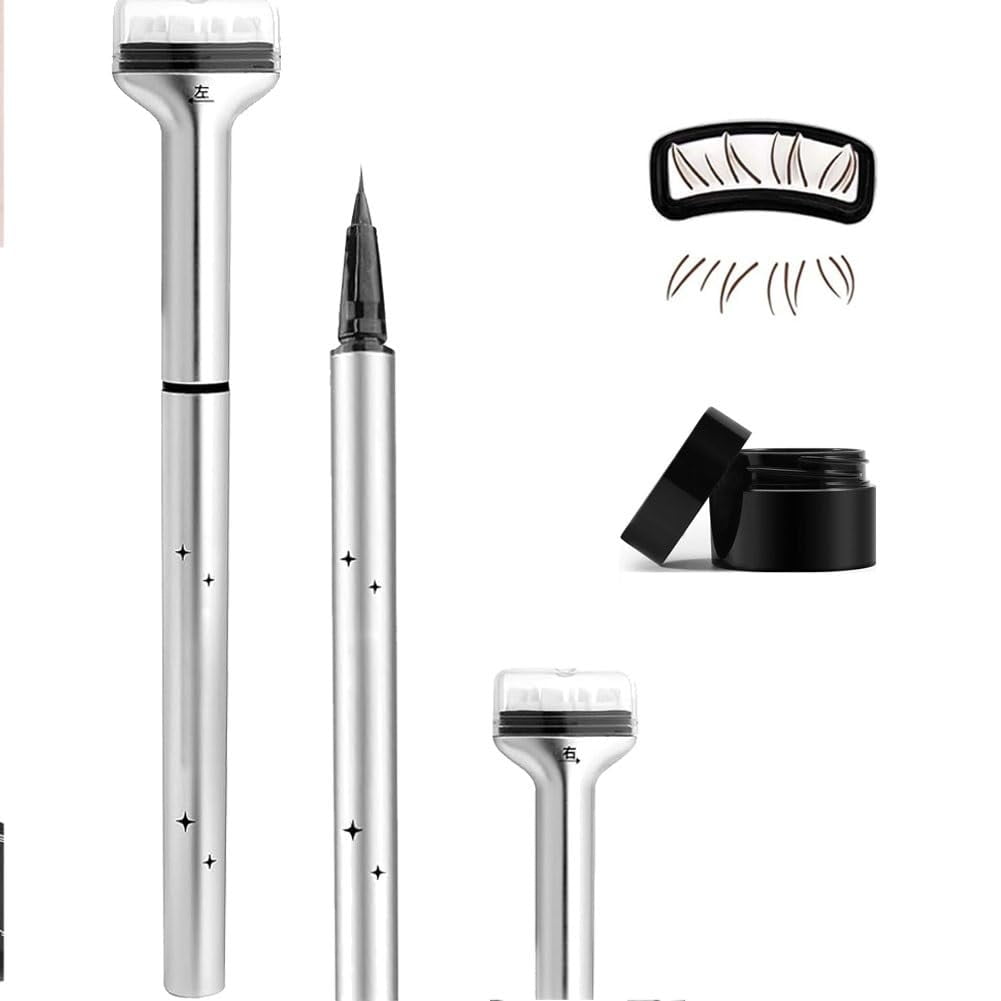 Bottom Eyelash Stamp Kit, Waterproof & Lasting Lower Lash Stamp Set, 2 ...