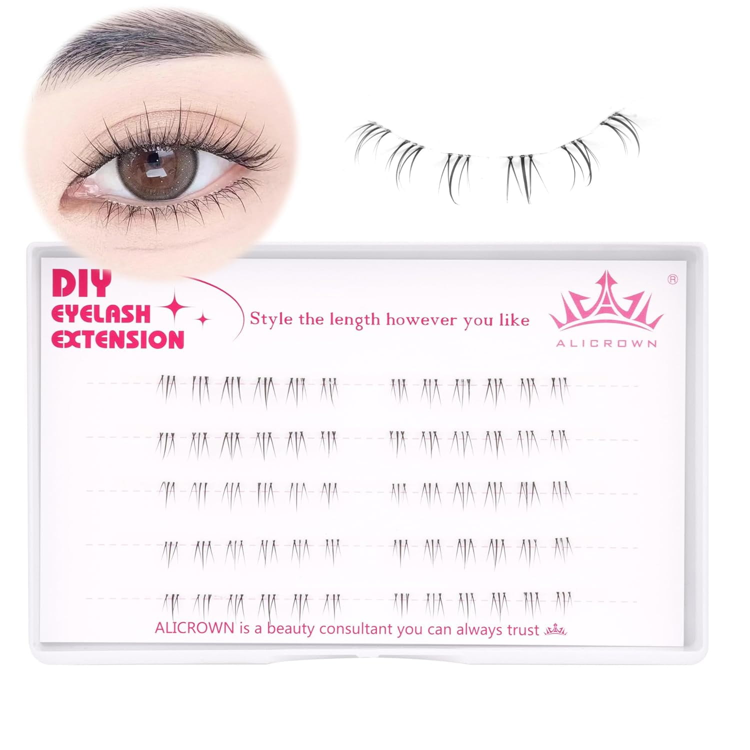 Bottom Lashes Lower Eyelashes Natural Strip Fake Eyelashes Wispy Manga ...
