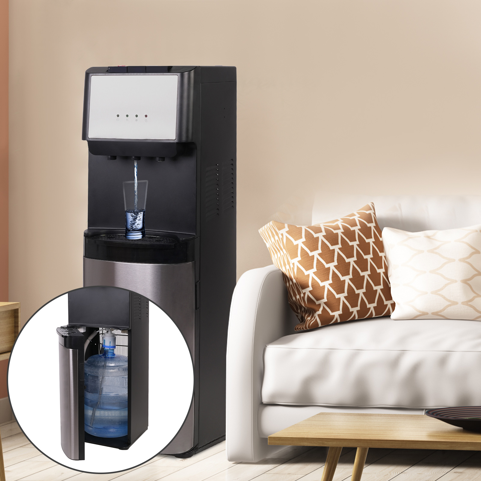 Avalon Top Loading Water Dispenser With Child Safety Lock. 3 ...