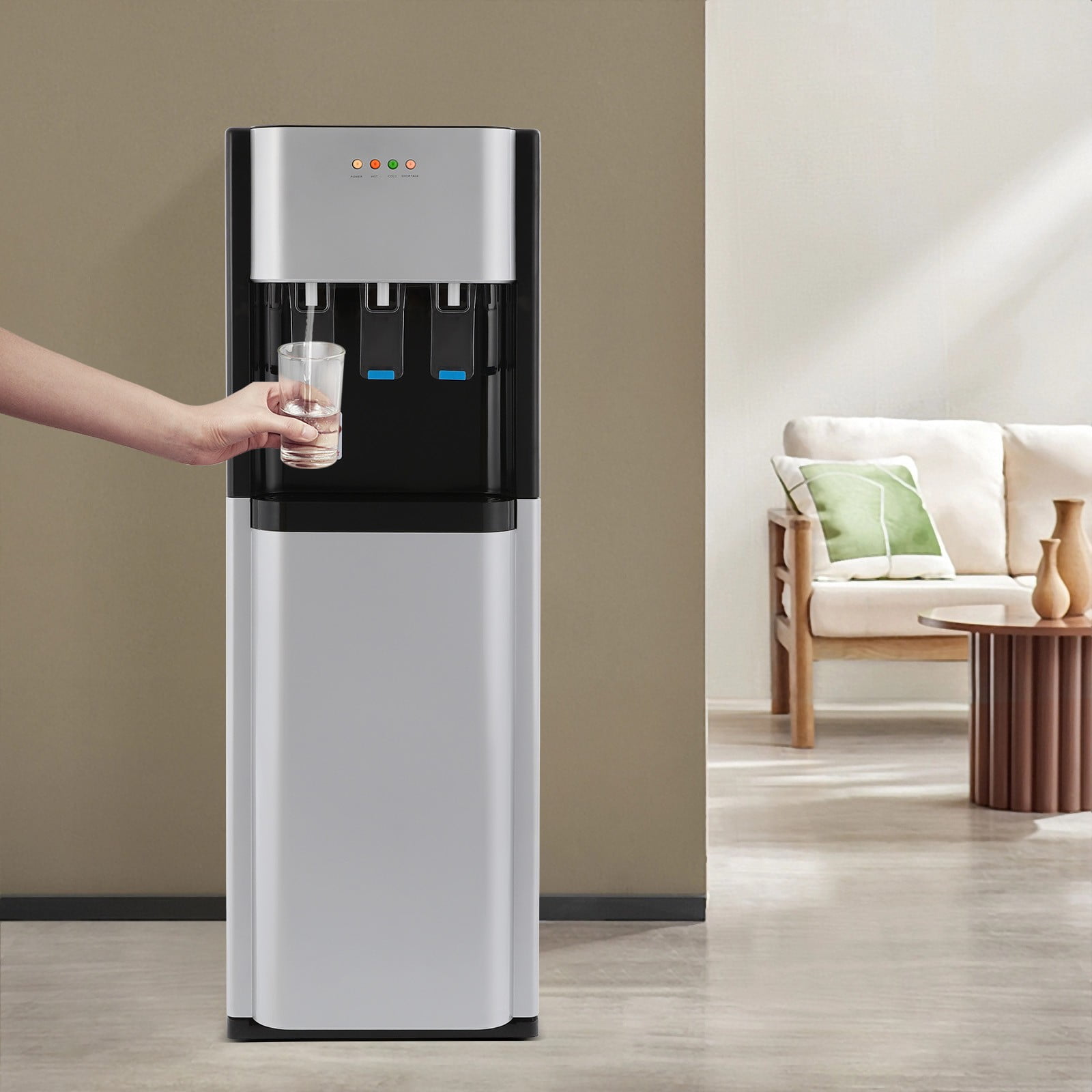 Bottom Loading Water Dispenser Hot & Cold Water Floor Standing for Home ...