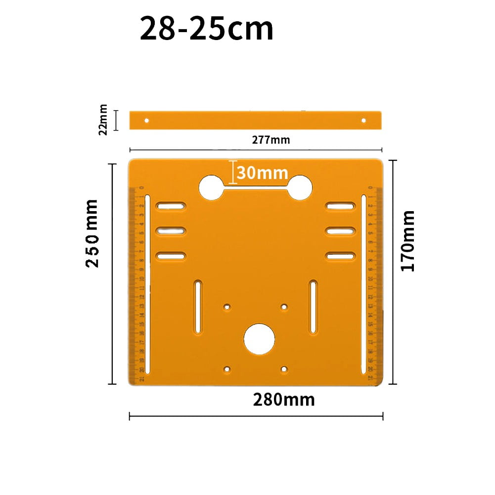 Bottom Plate Adjustable Cutting Machine Circular Saw Guide Plate Saw ...