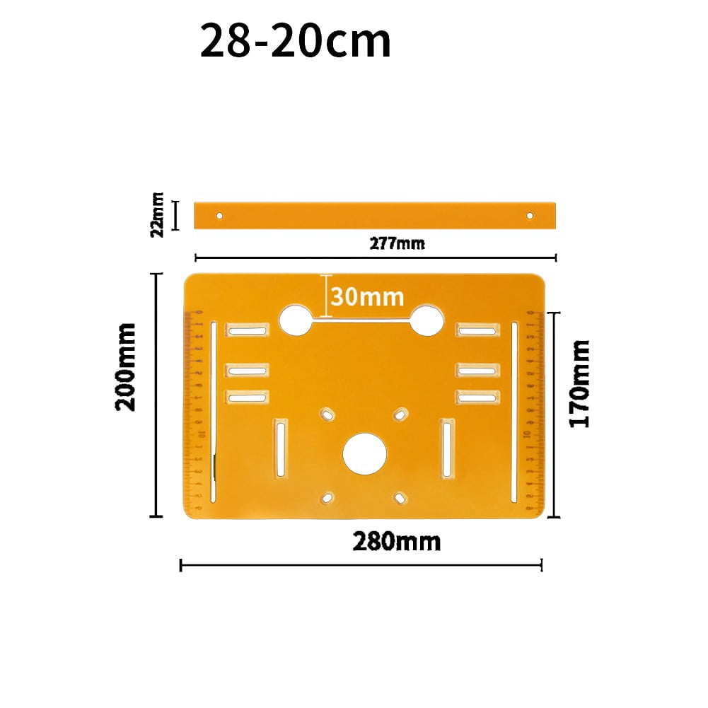 Bottom Plate Adjustable Cutting Machine Circular Saw Guide Plate Saw ...