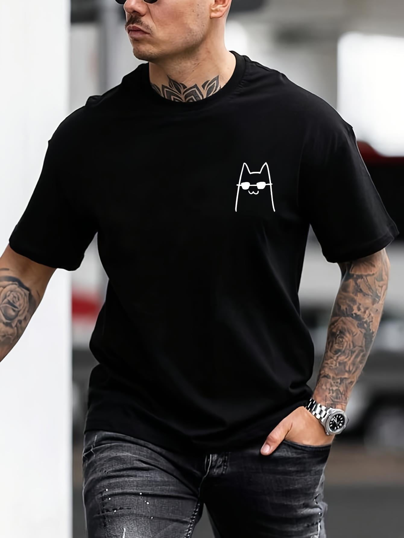 Bottom Plate Men's Round Neck Casual Fashion T-shirt Tee For Adult, Men ...