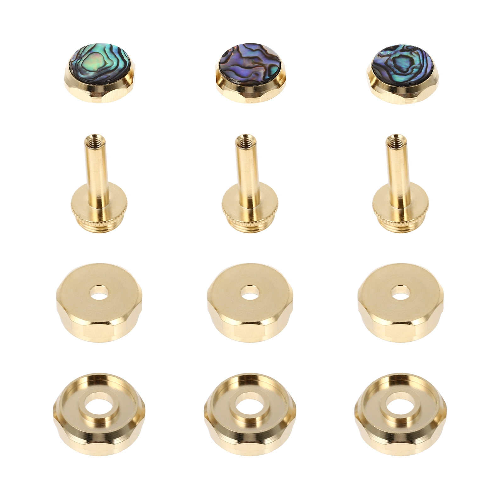 WRITWAA Copper Trumpet Bottom Valve Cap Set 3 Sets Professional ...