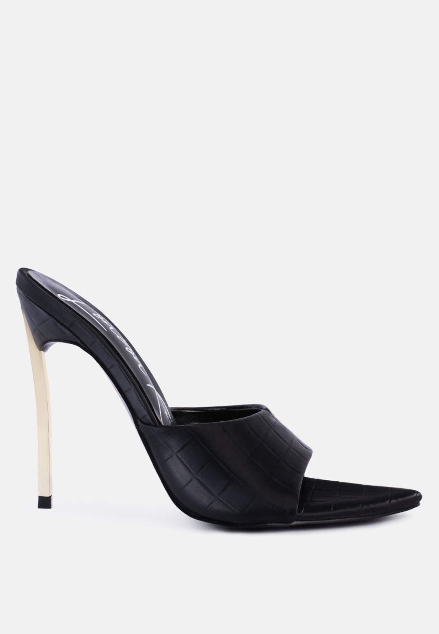 Bottoms Up Strappy Slip On Stiletto Heels - Walmart.com