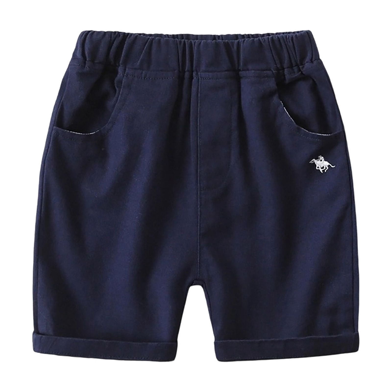 Bottoms for Boys Lightweight Pure Color Elastic Waist Boys Summer ...