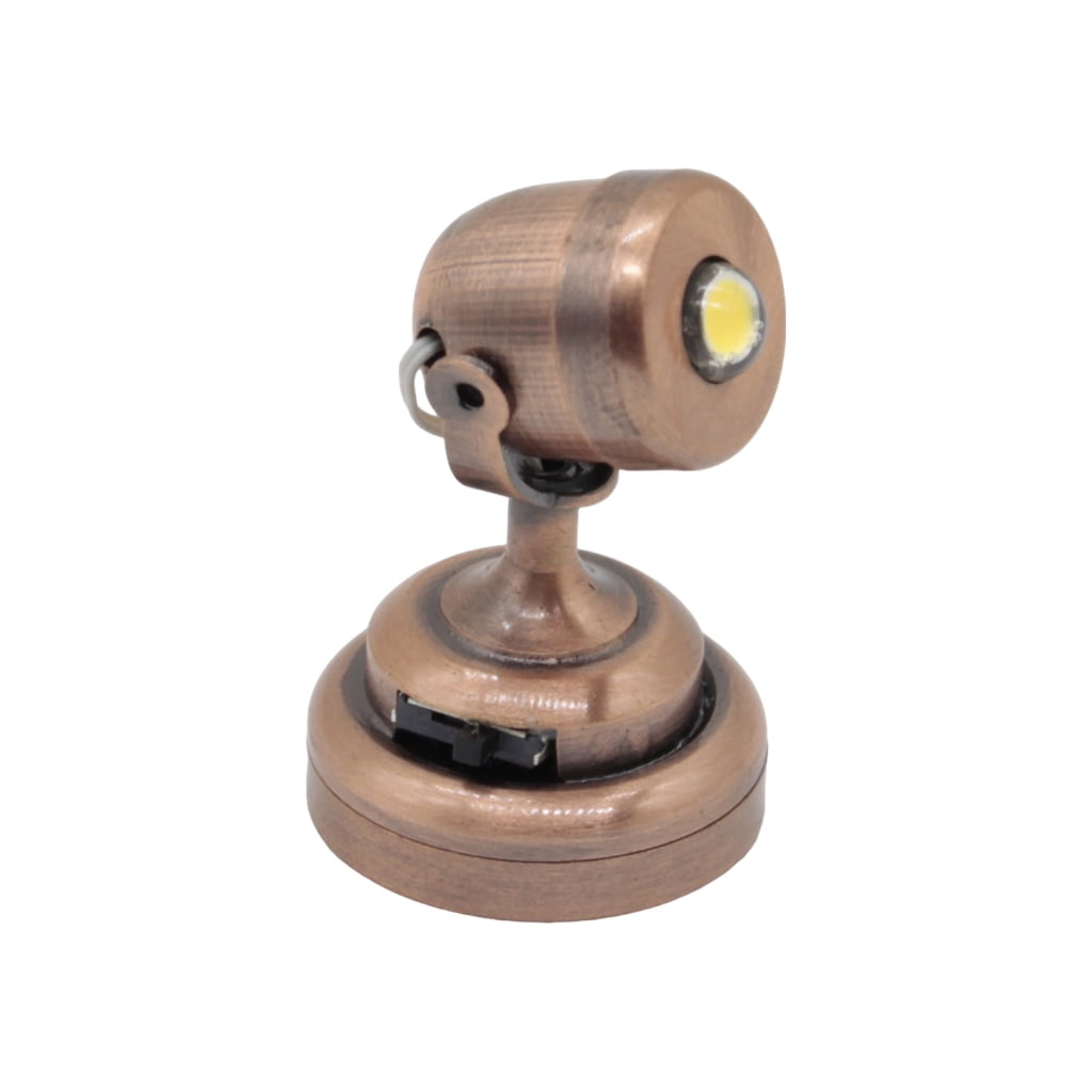 Bottone 1/12 Scale Dollhouses Miniature Spotlamp with LED Light And ...