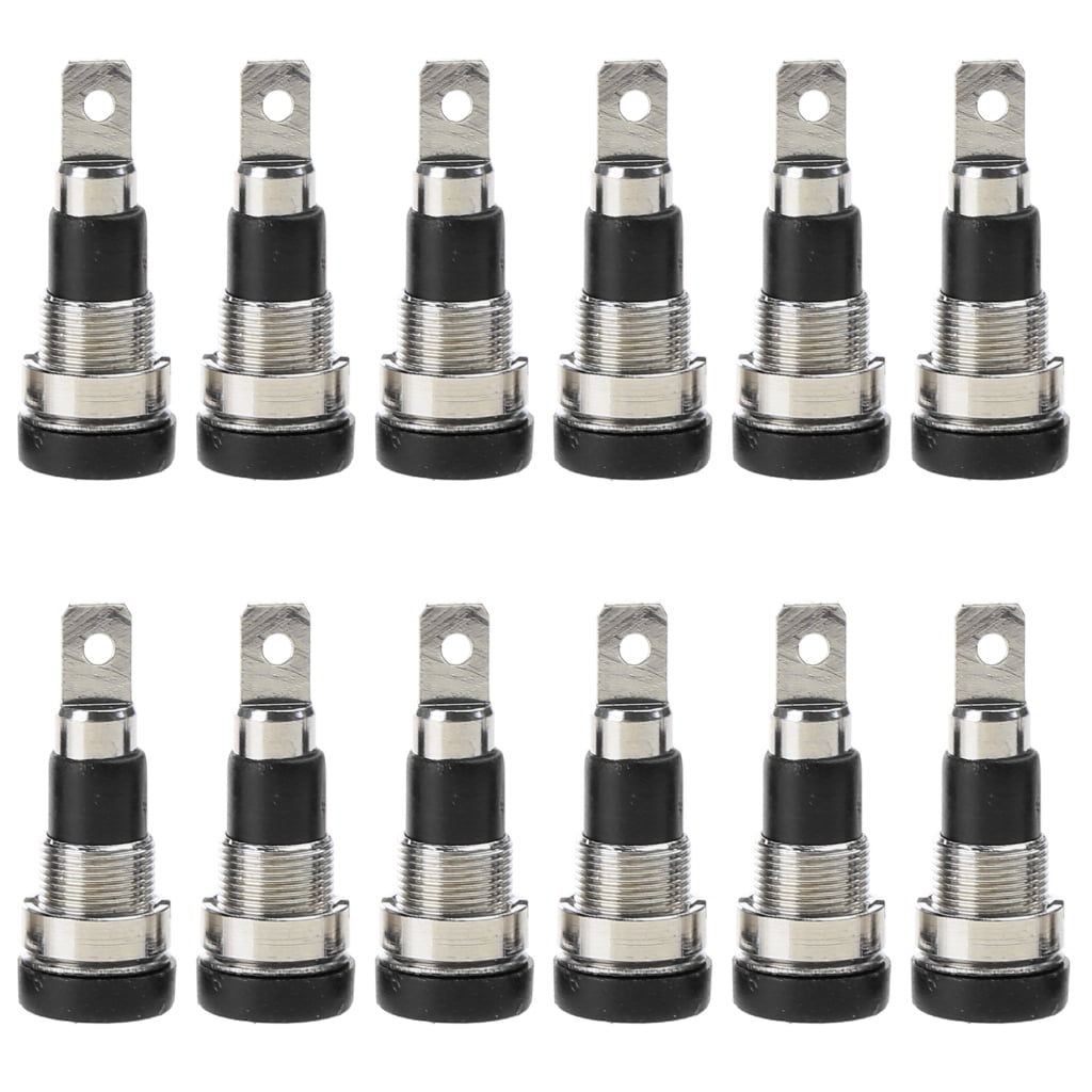 Bottone 12pcs 4mm Banana Jack Socket Female Adapter Panel Mount Binding ...