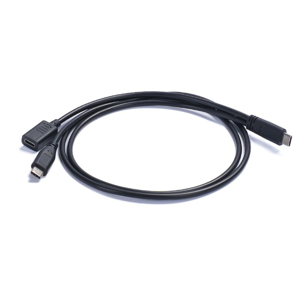 Bottone 2 In 1 Type C Connector Cable USB C Splitter Adapter Cord for ...