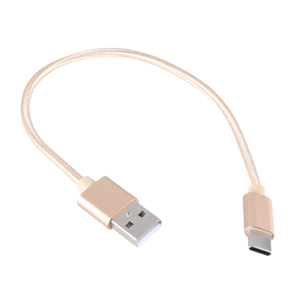 Bottone 25CM Short USB C Cable Fast Charging Cord Nylon Braided Data ...