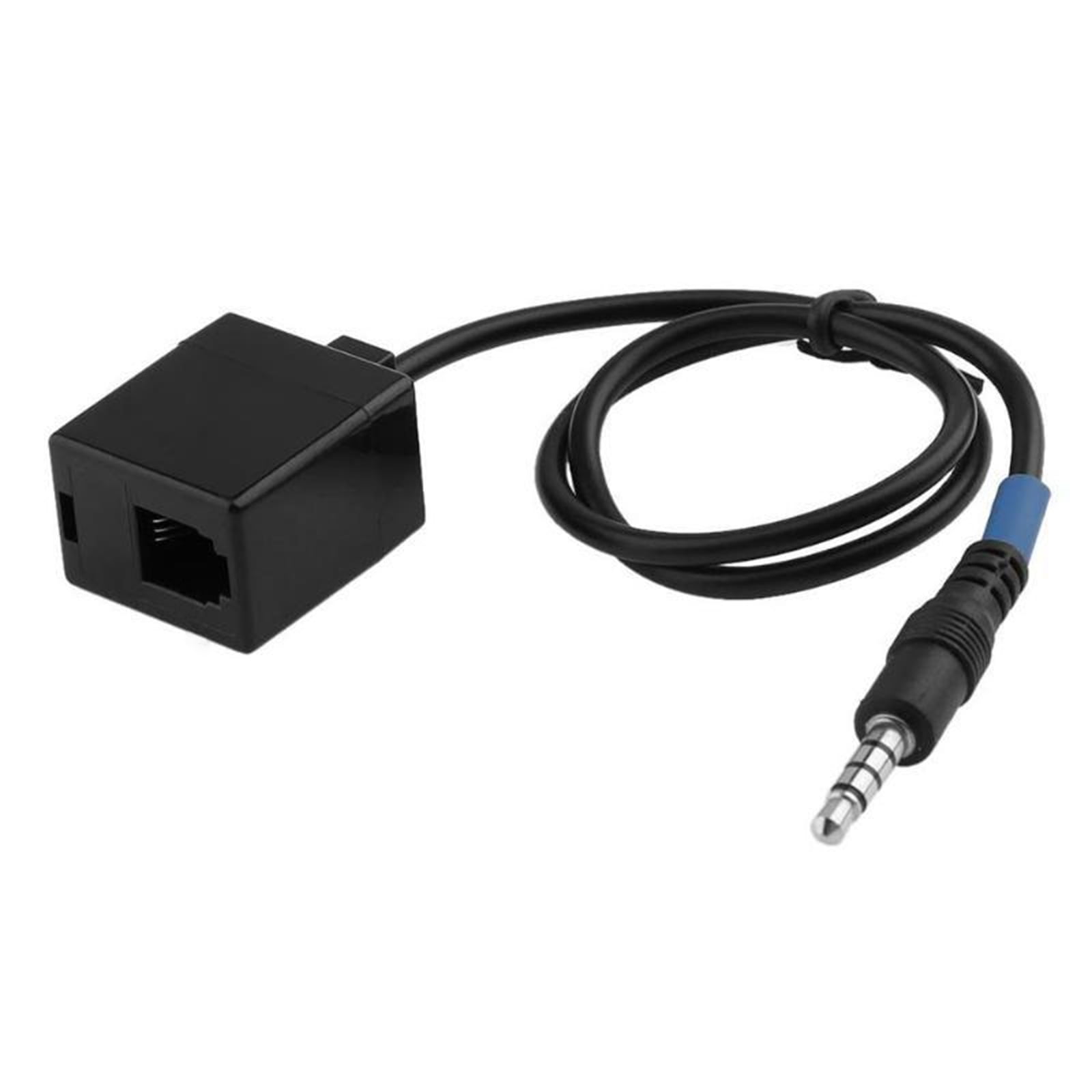 Bottone 3.5mm Male Jack to RJ9 4P4C Female Adapter Converter Extension ...