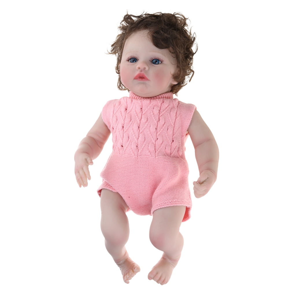 Bottone 48cm Simulation Infant Doll Open Eyes Realistic Rebirth Doll ...