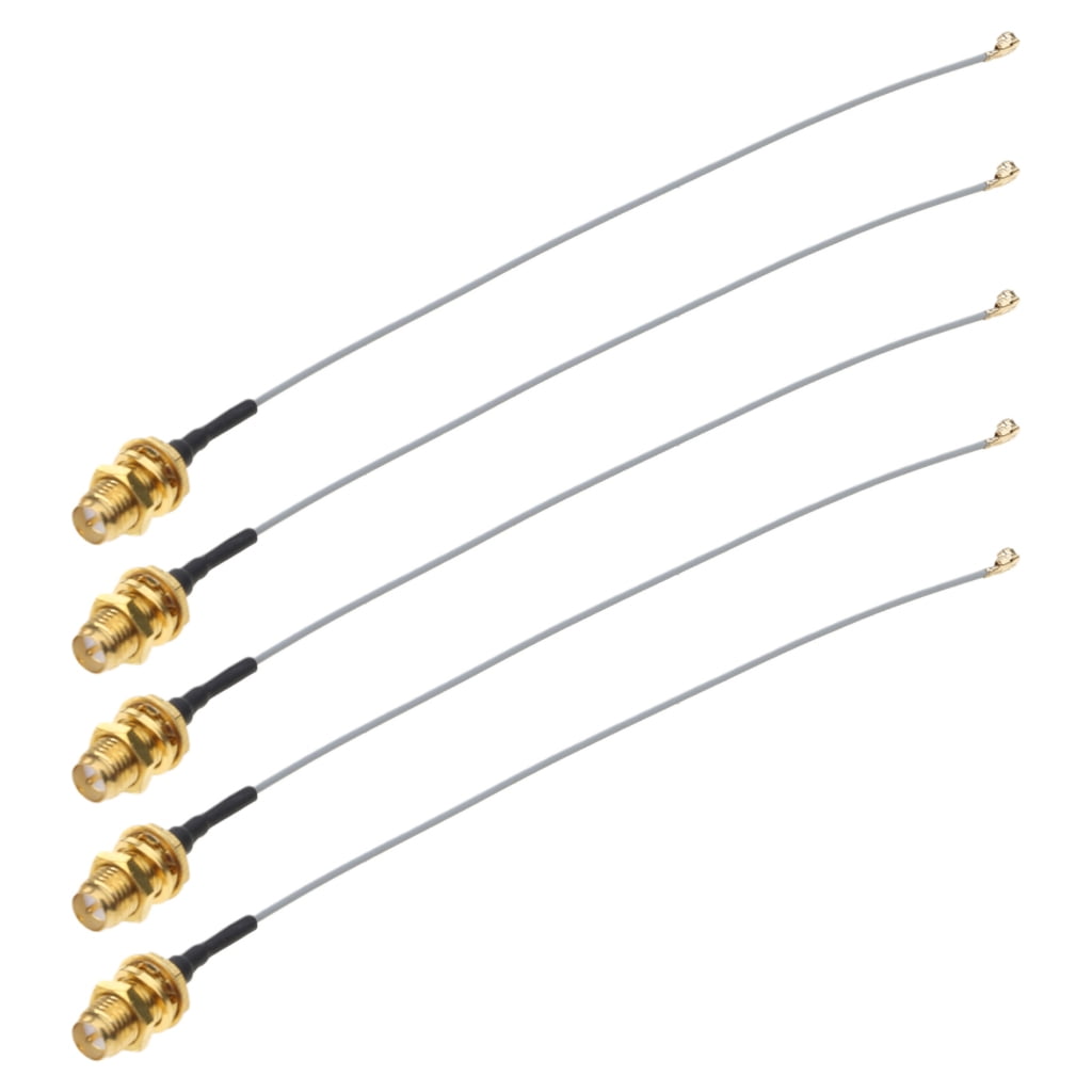 Bottone 5Pcs/10Pcs Low Loss Coaxial Cable 15cm 1.13mm Coax Cables Wire ...