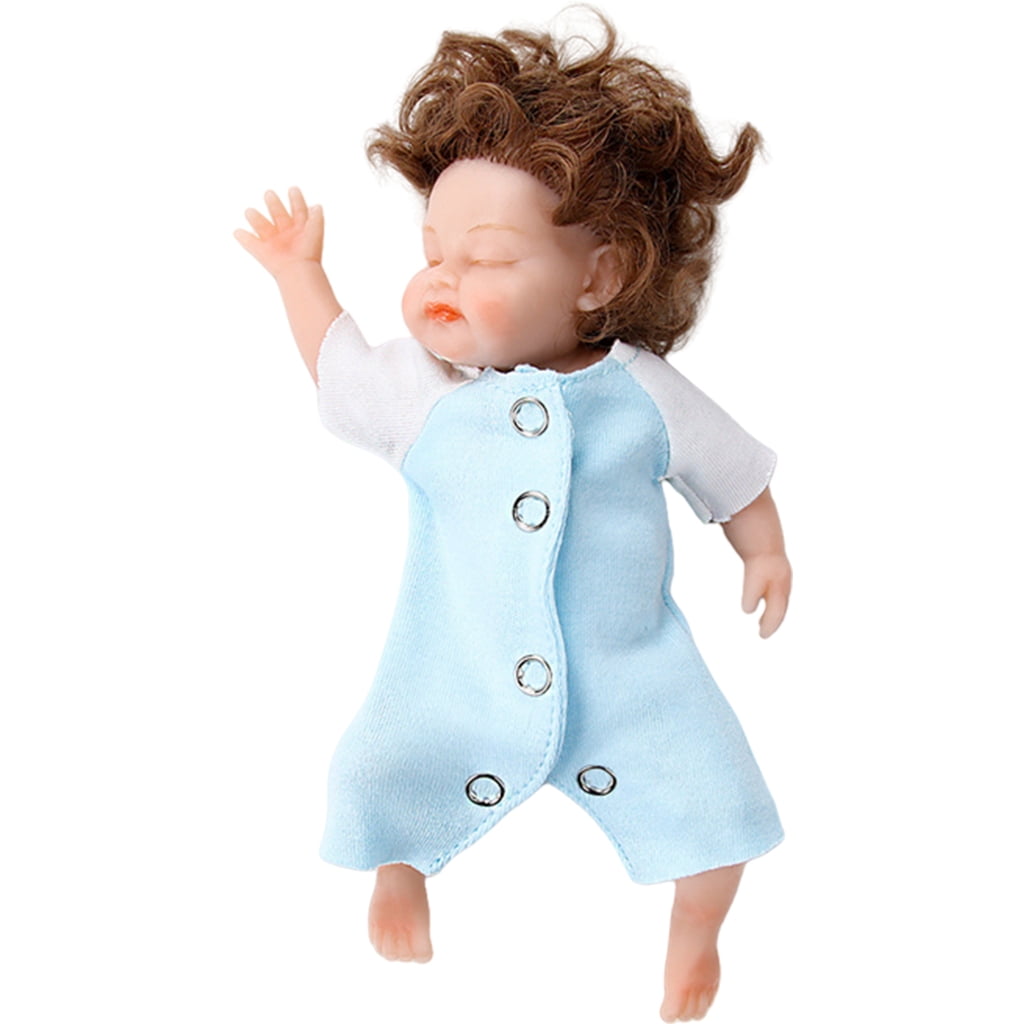 Bottone 7inch Ba-- Girl Doll Life Like Reborns Toy Infant Girl Doll ...