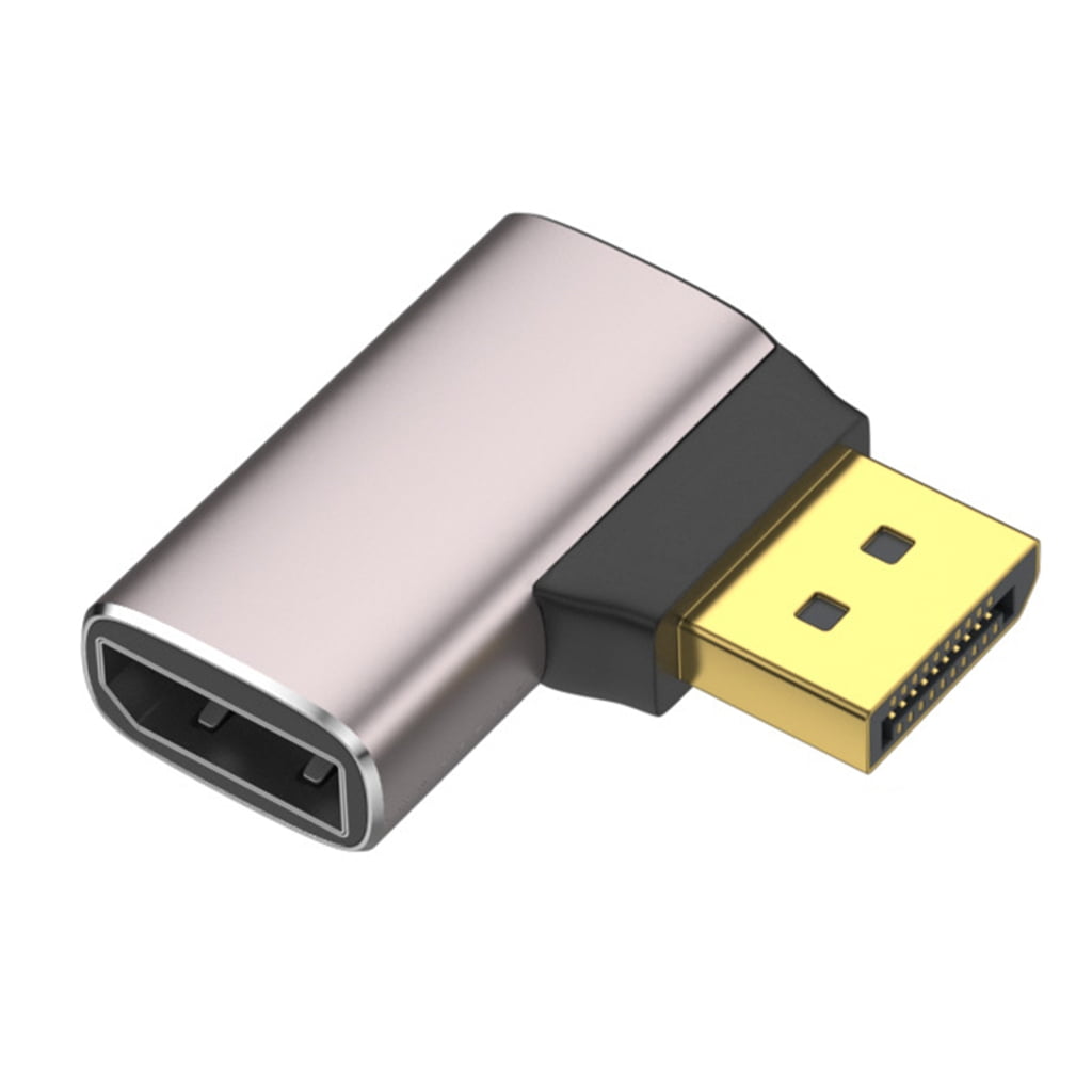 Bottone 8K DisplayPort 1.4 Adapter 90 Degree Right Angle Male to Female ...