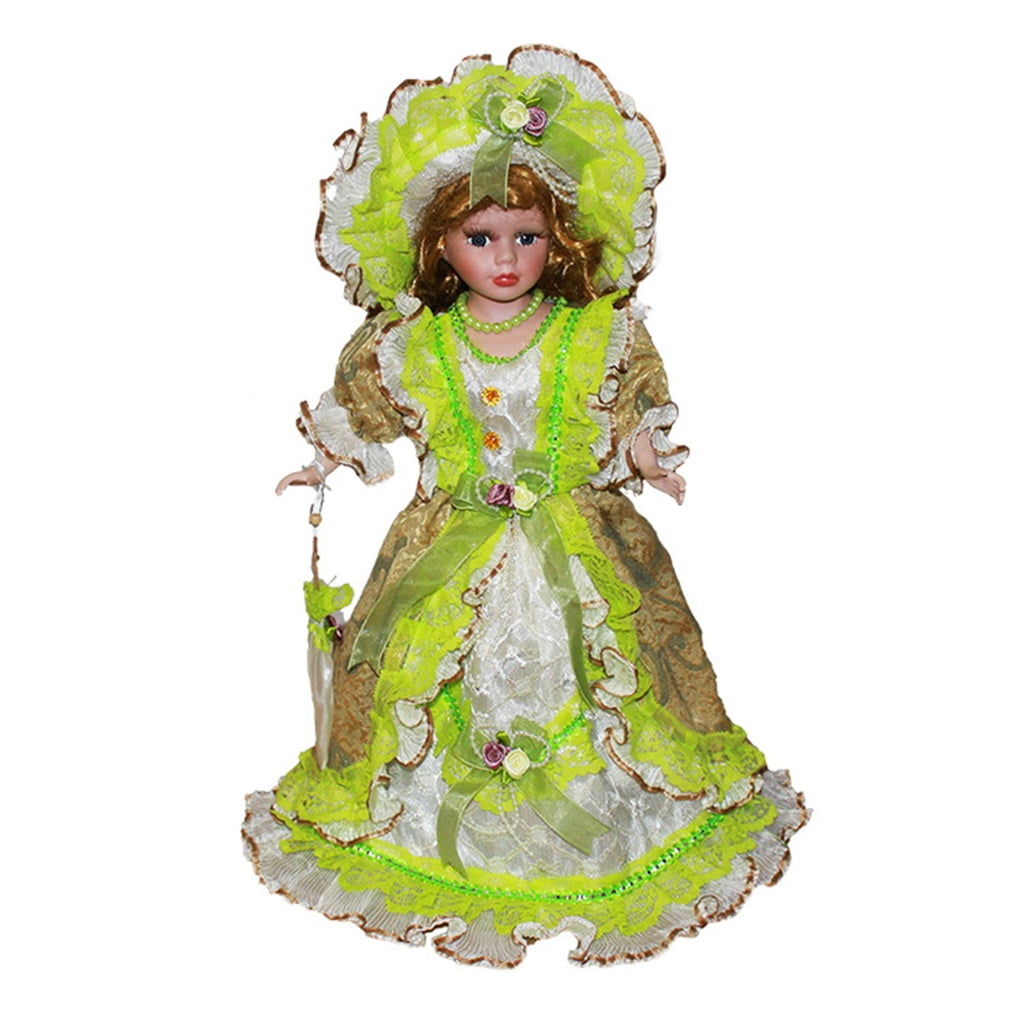 Bottone Beautiful Triangel Doll Porcelain Doll Standing Model Delicate ...