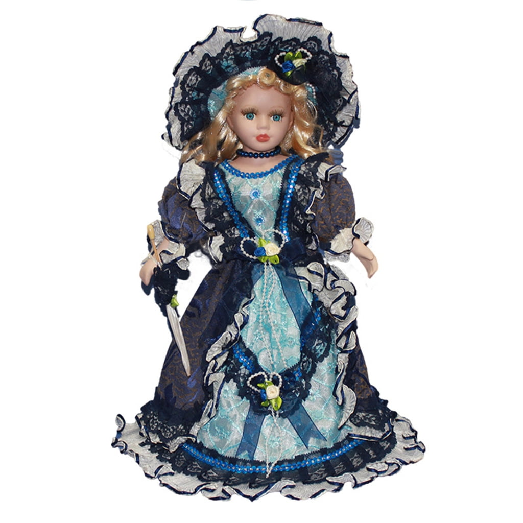 Bottone Beautiful Triangel Doll Porcelain Doll Standing Model Delicate ...