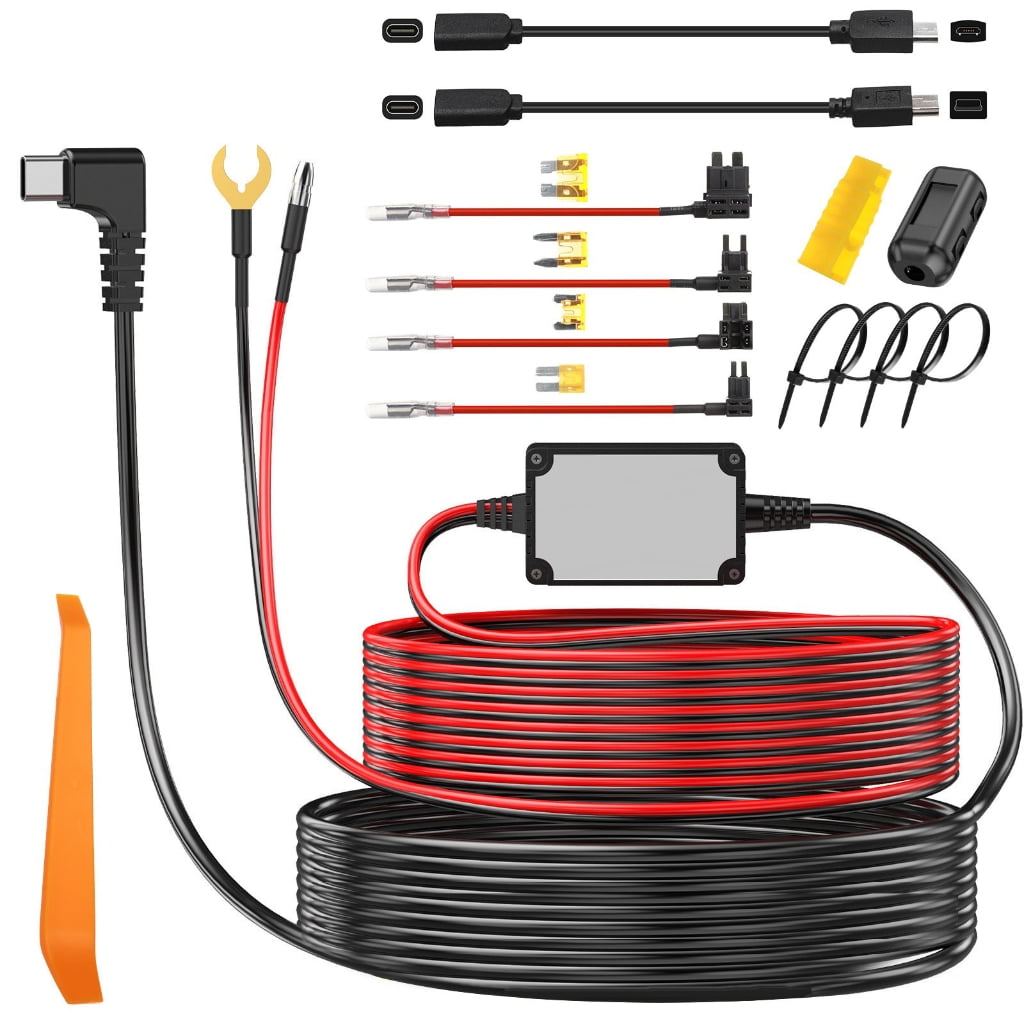 Bottone Car Charger Hardwire Kit USB C 12V/24V to 5V Converter for ...