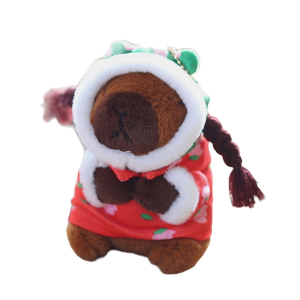 Bottone Cute Capybara Keychain Plush Bag Charm Accessory Lovely Stuffed ...