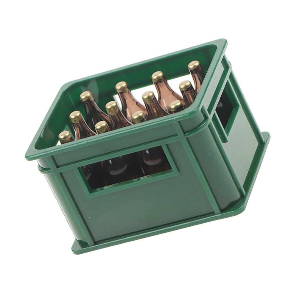 Bottone Dollhouses Miniature Beer Drink Set with Crate 1/12 Scale ...