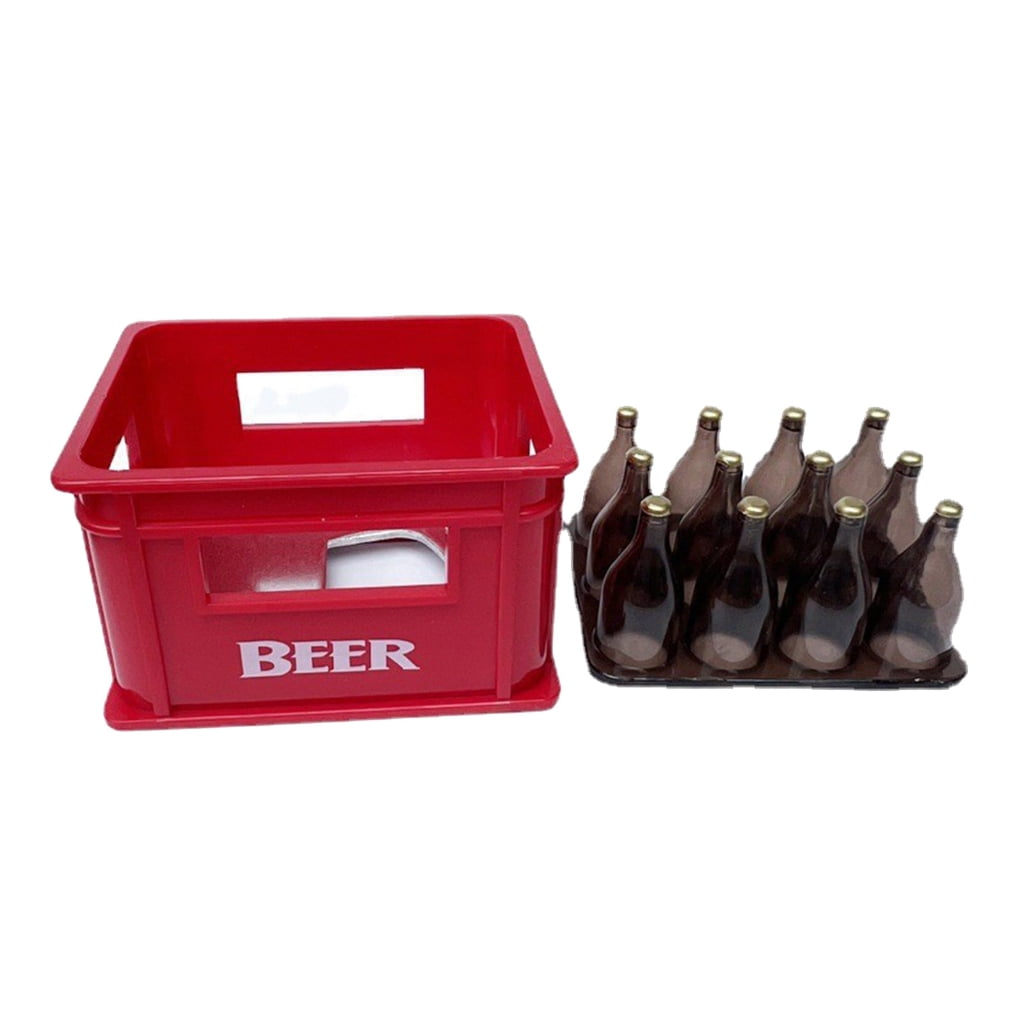 Bottone Dollhouses Miniature Beer Drink Set with Crate 1/12 Scale ...