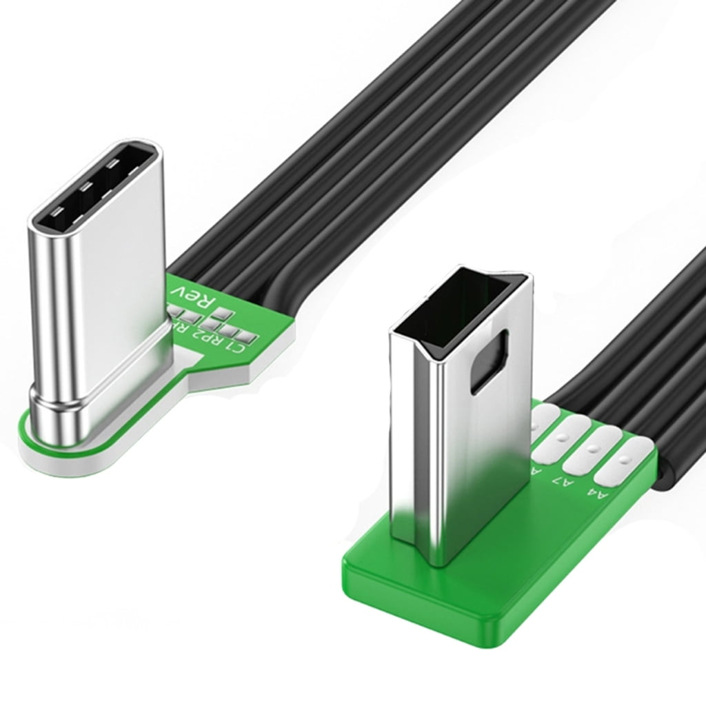 Bottone Flat Type C to USB Cable Type C To USB Flat Cable With Bendable ...