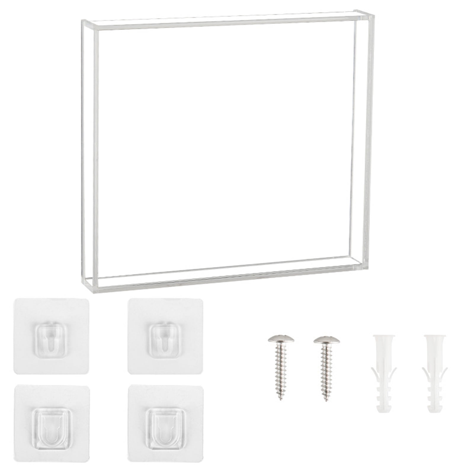 Bottone Frame Display Case Acrylic Display Box Clear Wall Mount Display ...
