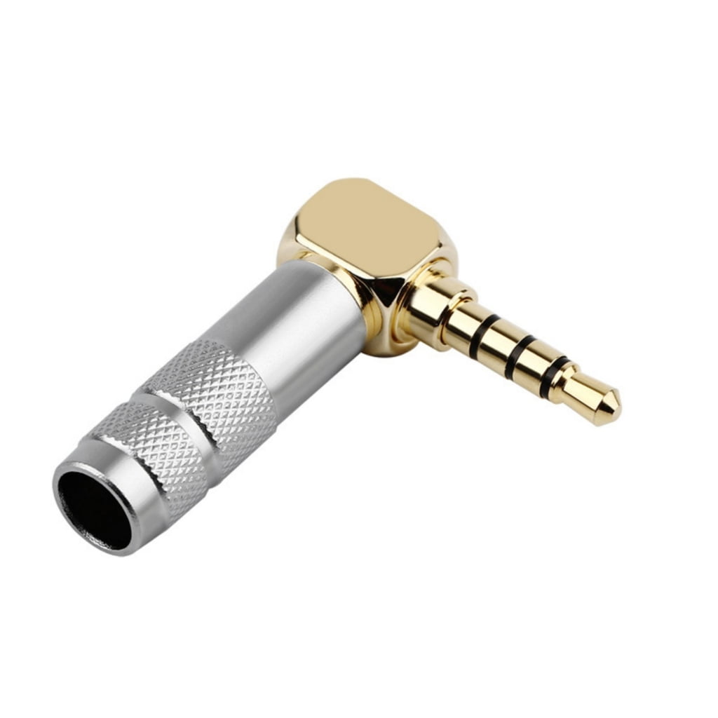 Bottone Functional 3.5mm Connectors 3.5mm Angle TRSMale to Female ...