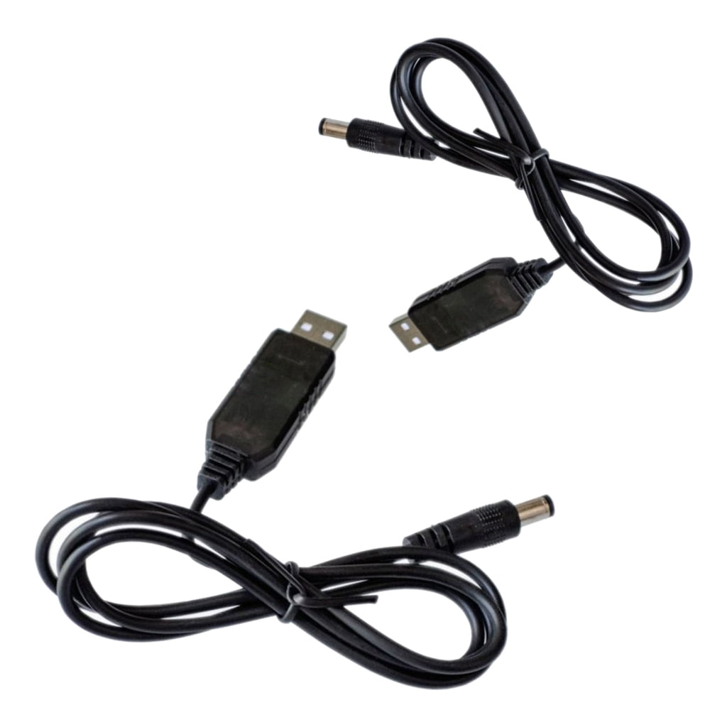 Bottone Functional USB to DC5521 Step Up Converters Cable 5V to 9V/12V Power Supply Cable for ...