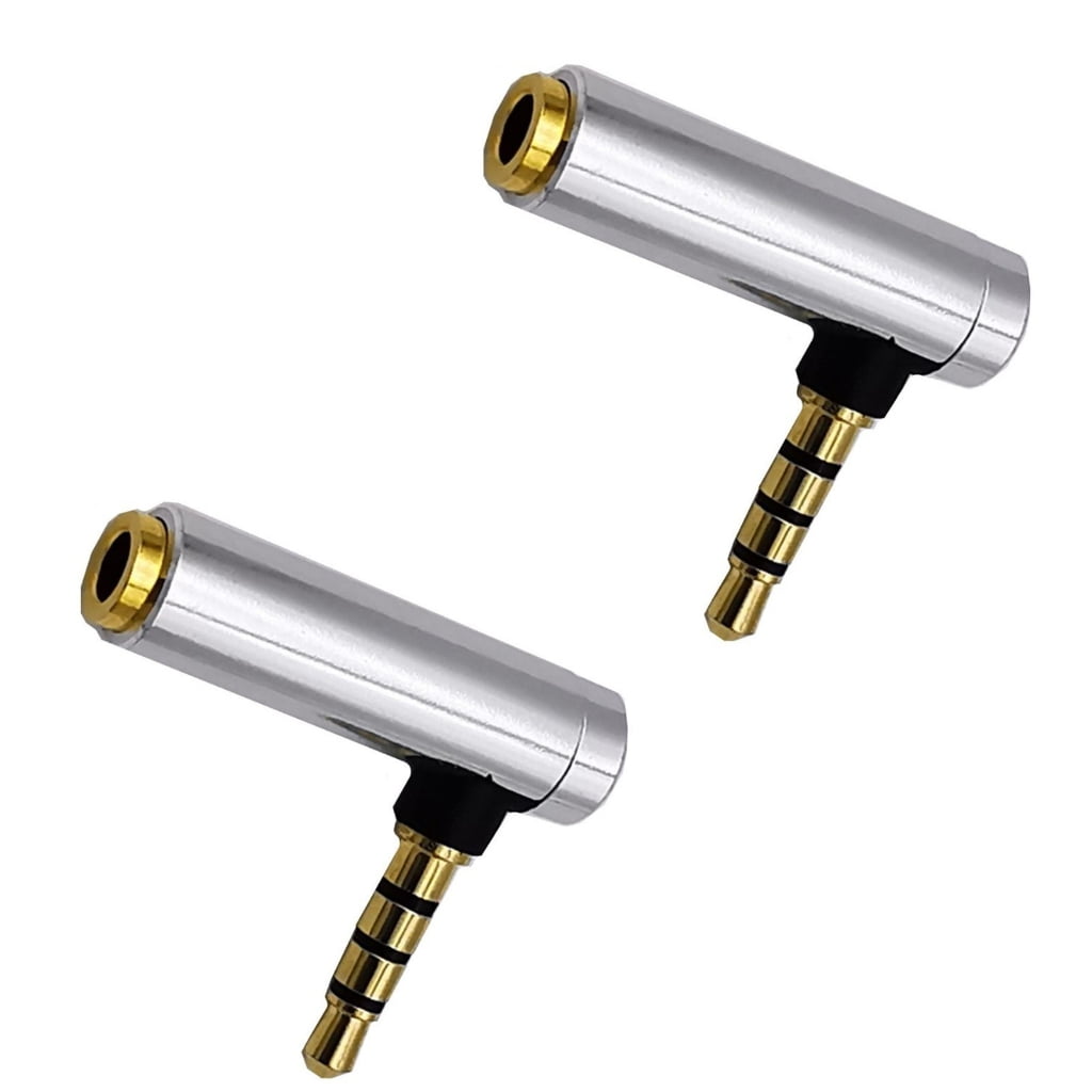 Bottone Gold Plated 3.5mm Sound Jacks with 90 Degree Elbow for Flexible ...