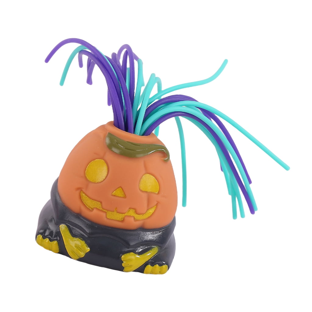 Bottone Ha110ween Sku11 Funny Screaming Toy Hair Pulling Toy Colorful ...