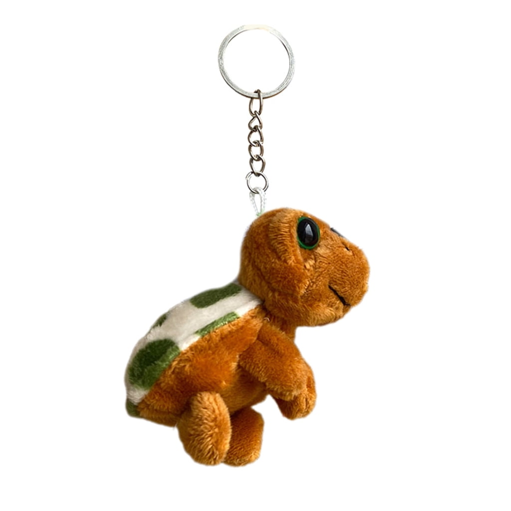 Bottone Lovely Cartoon Plush Turtle Charm Keychains Cute Plush Ornament ...