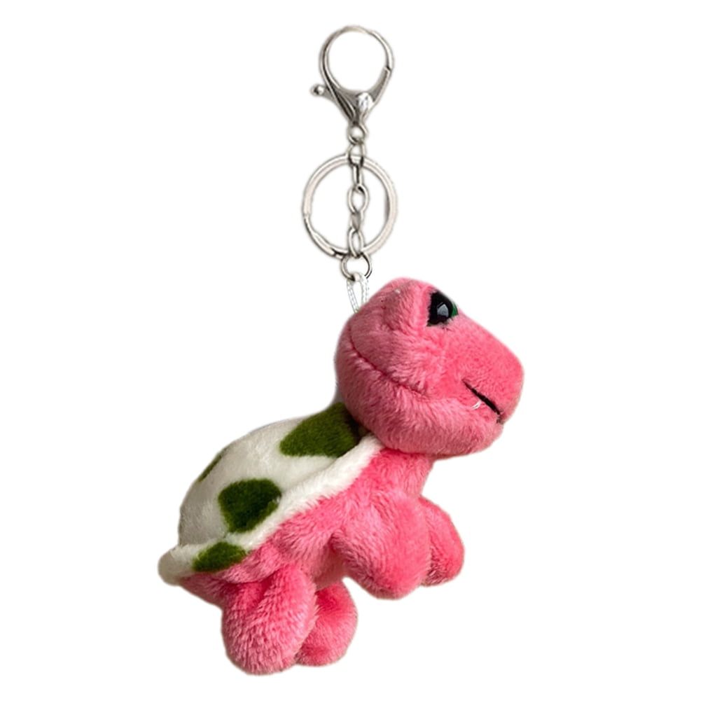 Bottone Lovely Cartoon Plush Turtle Charm Keychains Cute Plush Ornament ...