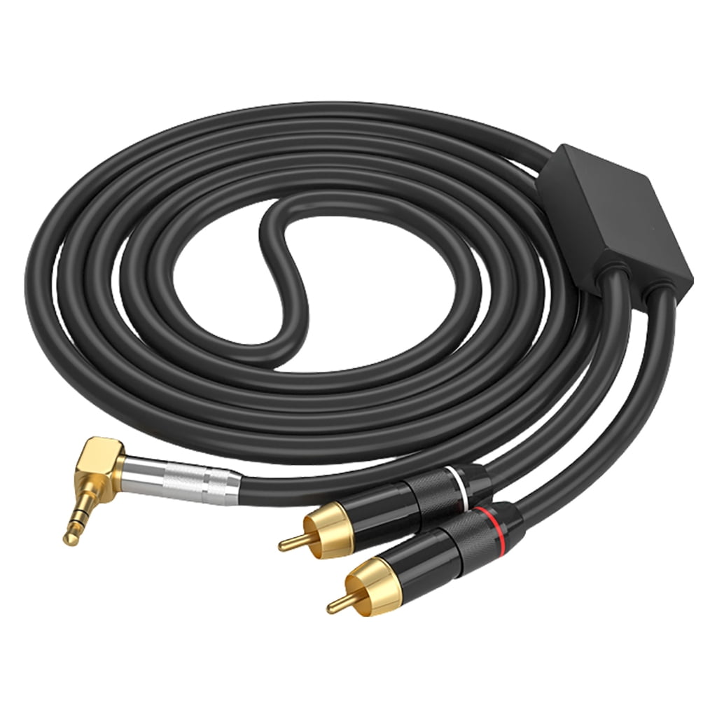 Bottone Male Cable 3.5mm Male to 2 Male Stereo Adapter Gold Plate ...