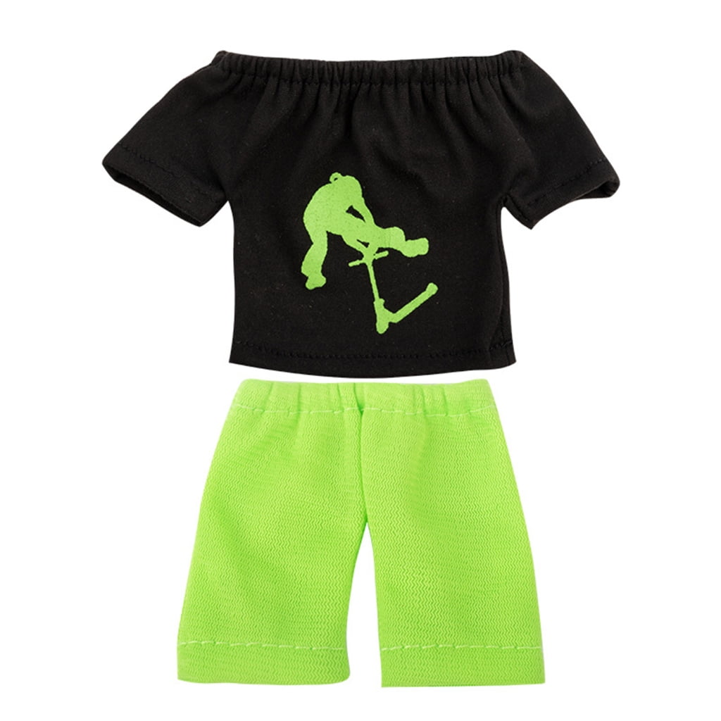 Bottone Mini Finger Clothes for Kid Fingertip Pants T-shirt Set ...