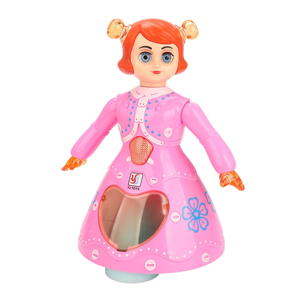 Bottone Princess Musical Dancing Doll with LED Lights Music 360 ...