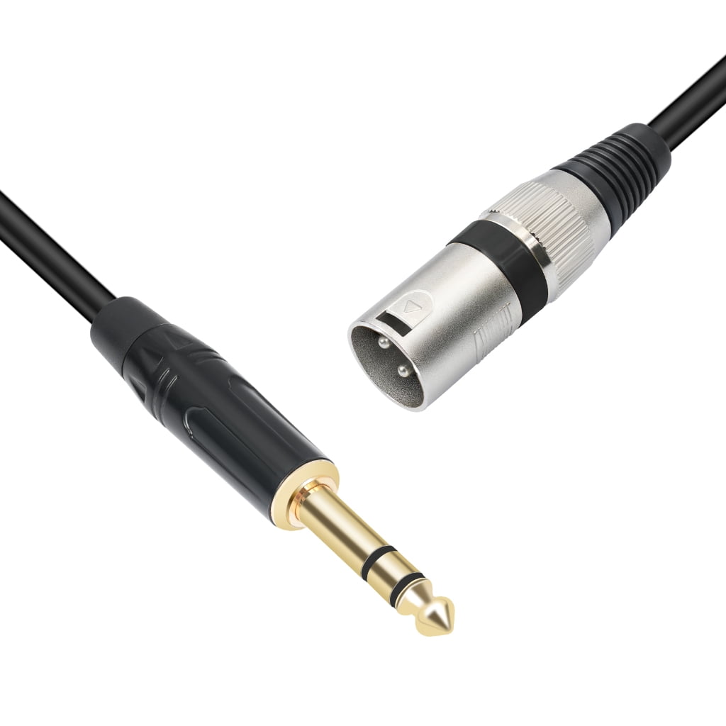 Bottone Professional 6.35mm Male to Kanon Male AUX Cable Line Stereo ...