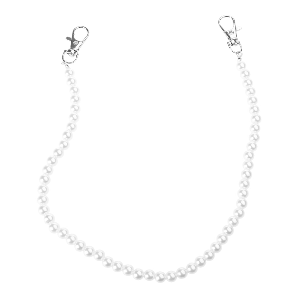 Bottone Simple Imitation Pearl Waist Chain Belt Beaded Chains Pants ...