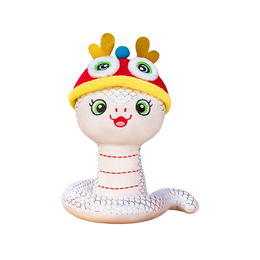 Bottone Soft Zodiacal Snake Mascots Doll Festival Plush Toy Chinese New ...